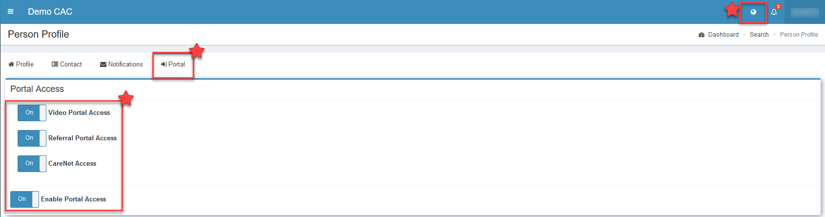 Referral & Video User Setup (Portal) - Step by Step